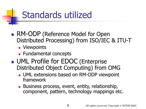 Ppt Overview Guide For Applying Rm Odp With Uml Profile For Edoc