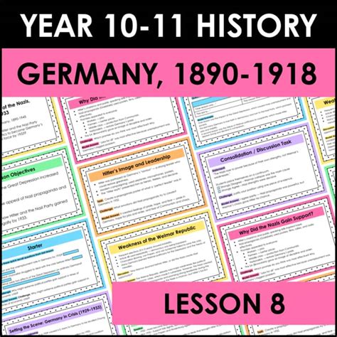 Germany 18901945 The Rise Of The Nazis 19291933 Aqa Gcse History
