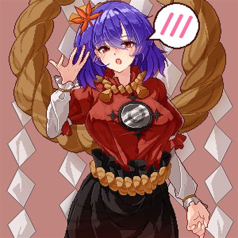 Safebooru 1girl Black Skirt Blush Breasts Eaglov Frilled Sleeves