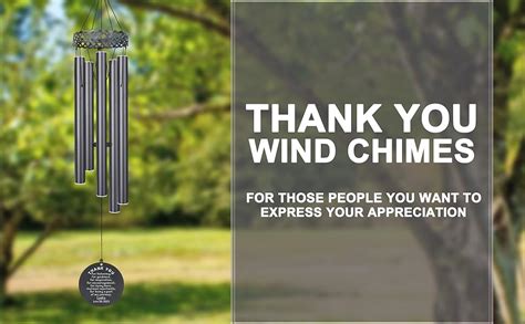 Custom Wind Chimes Thank You T Appreciation Wind Chime