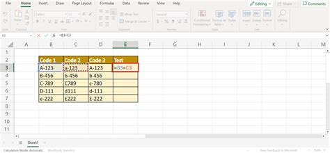 How To Check If Two Cells Match Or Multiple Cells Is Equal In Excel