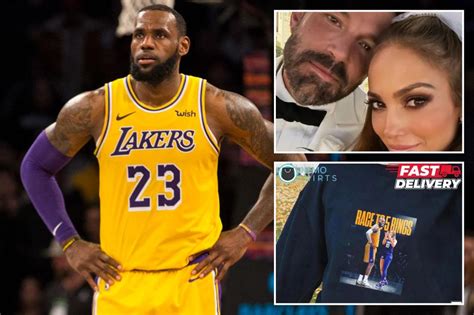 Jennifer Lopez Lebron James Trolled With ‘race To 5 Rings Shirts