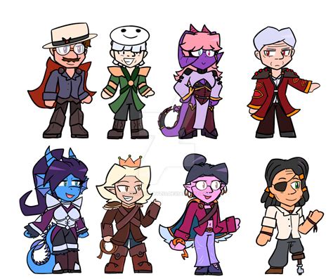 Dnd Chibi Group 2 By Rowletplayz10 On Deviantart