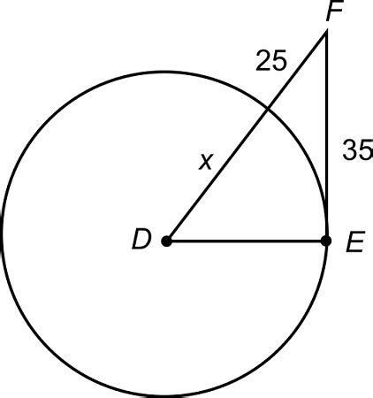 Find X Assume That Segments That Appear Tangent Are Tangent A B C D Homework