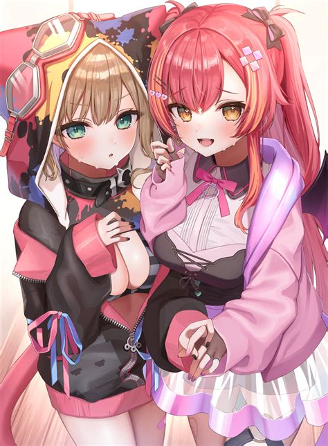 Kurumi Noah Nekota Tsuna And Nekota Tsuna Vspo Drawn By 0707una