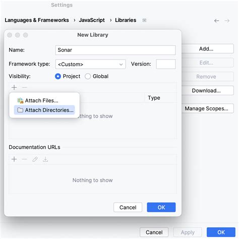 Configure Javascript Libraries Intellij Idea Documentation