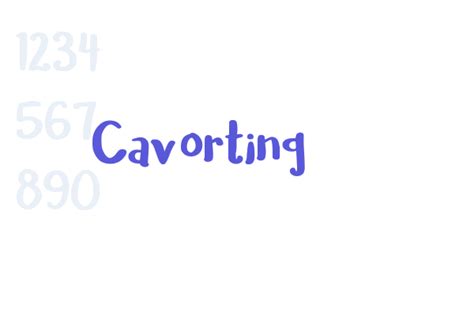 Cavorting Font Free Download Now