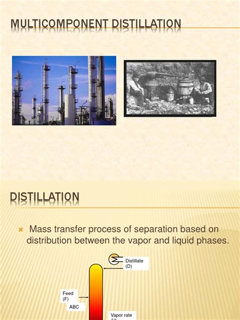 Multi Component Distillation Pdf Distillation Chemical Process Engineering