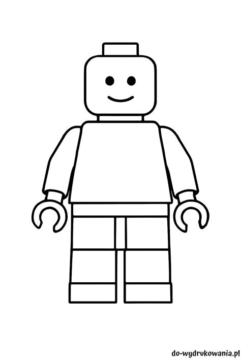 Kolorowanka Ludzik Lego 2 Darmowy Pdf A4