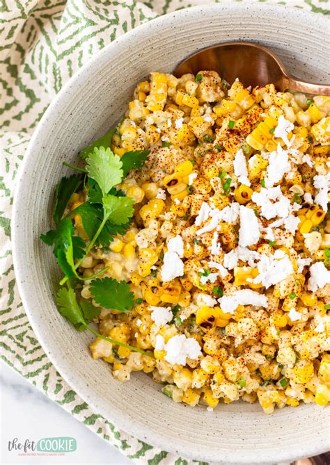 Dairy Free Mexican Street Corn Salad Elote Salad • The Fit Cookie