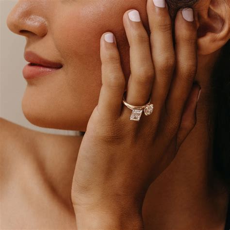 Dea Emerald Cut Diamond Engagement Ring 200 Carat Lab Grown Diamond Aristides Fine Jewels