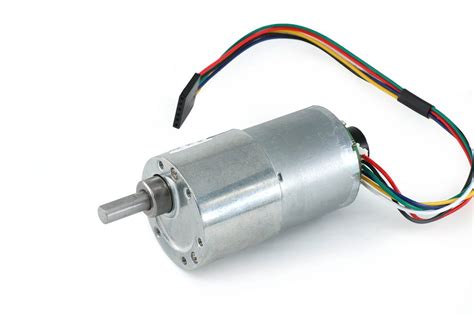 37mm 12v 24v Mini Dc Geared Motor With Encoder Nfp Jgb37 3530 En Mdm