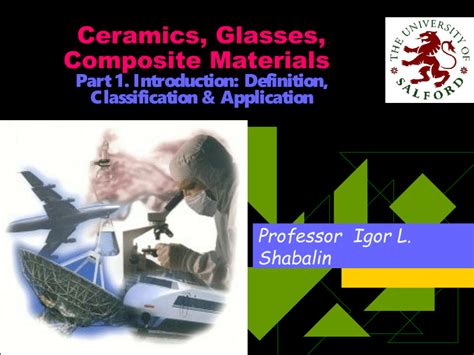 Pdf Ceramic Materials Science And Engineering Part 1 Classification