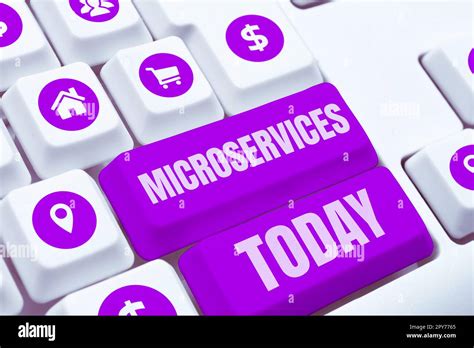 Conceptual Display Microservices Business Overview Software Development Technique Building