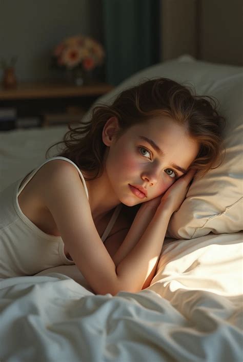 12 Yr Emma Watson Laying In Bed Seaart Ai