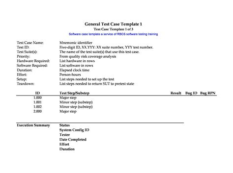 43 test case templates examples from top software companies