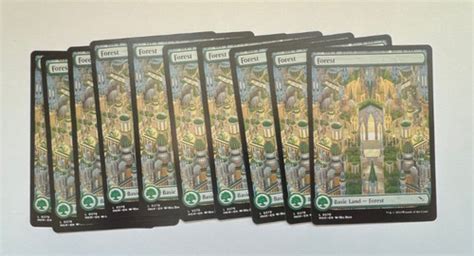 Mtg Murders At Karlov Manor Mkm Full Art Forest 0276 Basic Land Lot Of