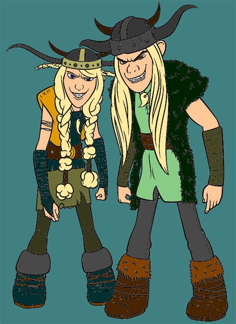Tuffnut And Ruffnut Thorston By Daxxee On Deviantart