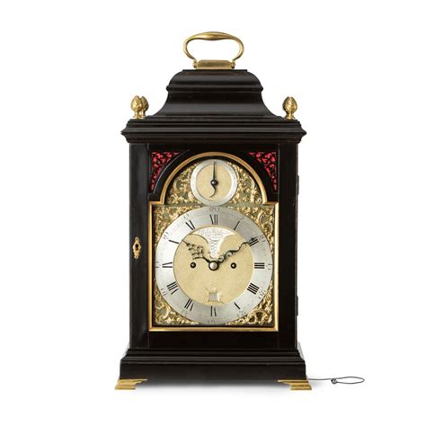 Ebonised Striking Bracket Clock John Fletcher London The Antique
