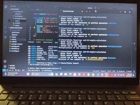 Completed A Simple Calculator With Npm And Nodejs Sidra Hassan Posted On The Topic Linkedin