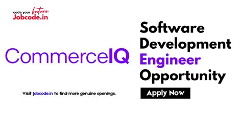 Software Development Engineer I Job Opportunity Jobcode