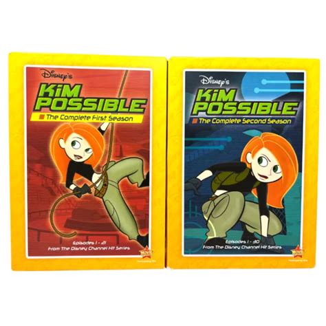 Disney Kim Possible Season 1 And 2 Dvd 2010 Tv Series Boxset Good
