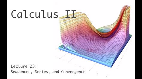Sequences Series And Convergence Calculus Ii Full Course