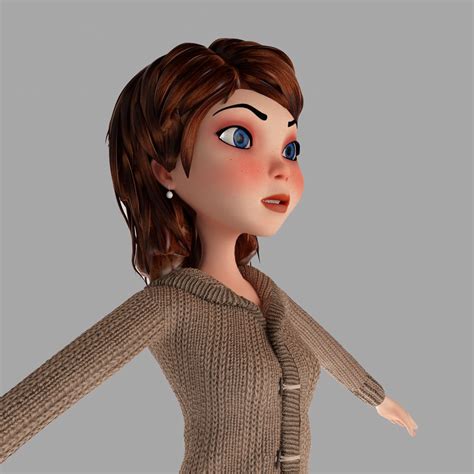 만화 소녀 조작 3d 모델 88 Unknown Obj Max Fbx Free3d 만화 소녀 조작 3d 모델 88 Unknown Obj Max Fbx Free3d