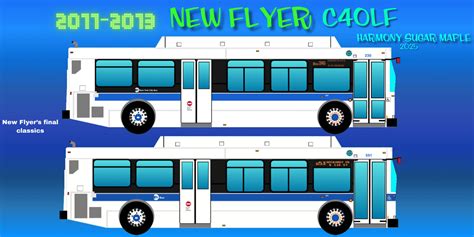 Mta 2011 2013 New Flyer C40lf By Harmonysugarmaple On Deviantart