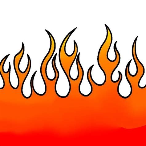 Flame Art Drawing