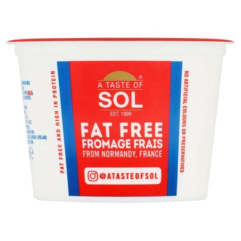 A Taste Of Sol Fat Free Fromage Frais 500g Dunnes Stores