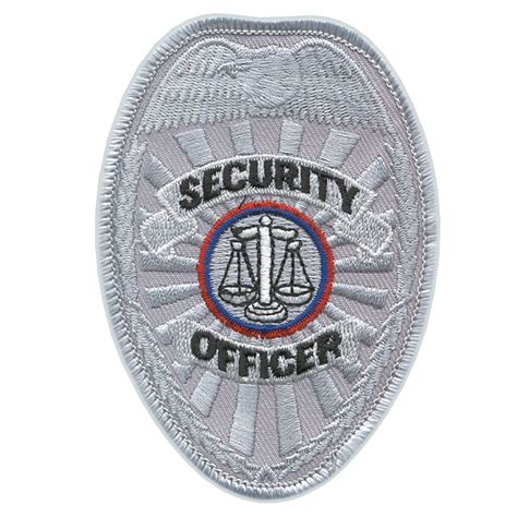 Security Officer Shield Badge Patch