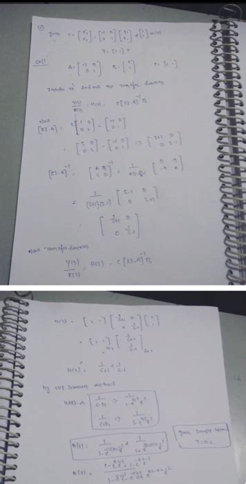 question 1 a using the step invariant method obtain