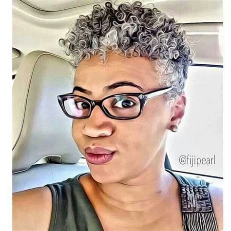 Short Haircuts For Black Women With Gray Hair My Xxx Hot Girl