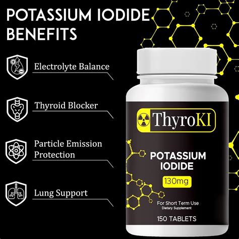 130mg Potassium Iodide Thyroki Tablets 150 Non Gmo Philippines Ubuy