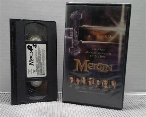 Merlin Vhs 1998 Clam Shell Helena Bonham Carter £1056 Picclick Uk