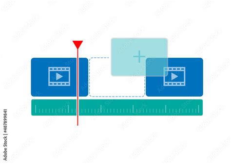 Timeline Editing Video Insert Timeline Display For Editor And Post Production Sequence Editing