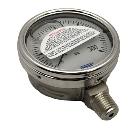 9831911 Wika 23354 25 Stainless Steel Industrial Pressure Gauge 300