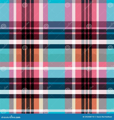 Neutral Coolers Set Vector Seamless Check Plaids Pattern Stock