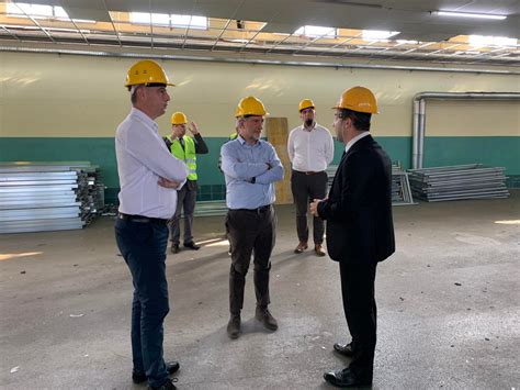 Nikola Bertolini šef Odeljenja Za Saradnju Delegacije Eu Prilikom Posete Pirotu Obišao Radove