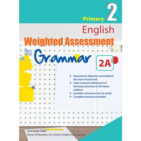 Primary 2 English Weighted Assessments In Grammar 2a Latest Moe