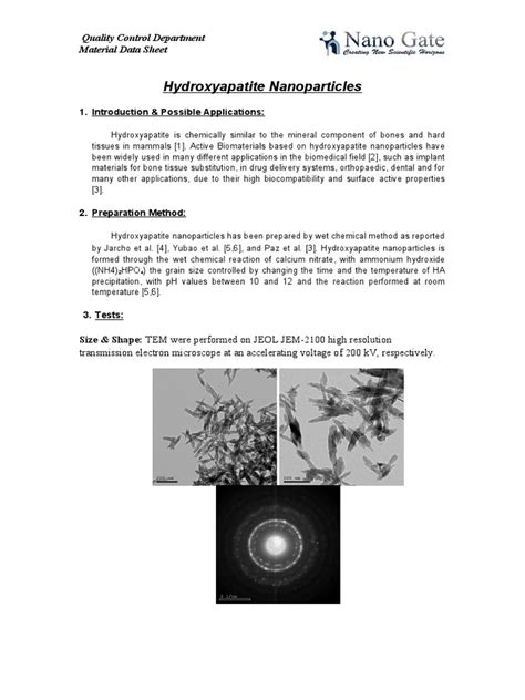 Coa Ha Nano Download Free Pdf Nanoparticle Biomaterial