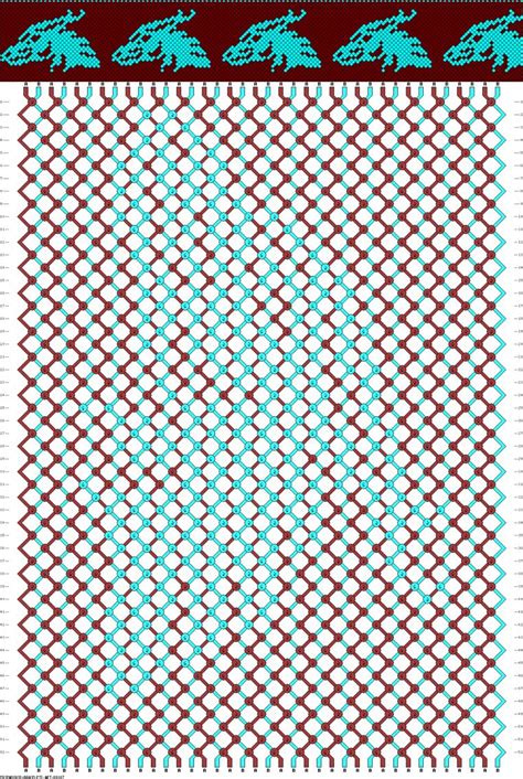 Dragon Friendship Bracelet Pattern