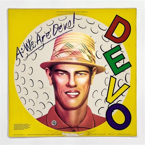 Devo Q Are We Not Men A We Are Devo Vinyl Lp 1978 Reco Records