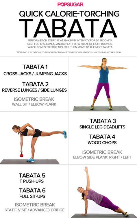 64 Best Tabata Workouts Images On Pinterest Exercise Workouts