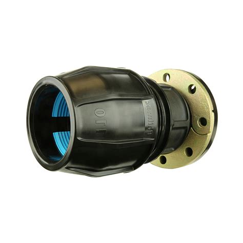 Compression Poly Metric Flanged Adaptor 75mm X 3 Pipe Online Retic