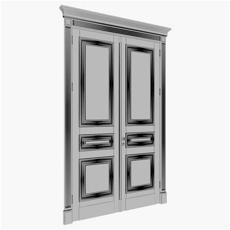 Classic Door Model Turbosquid 1337938