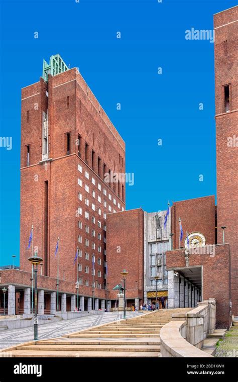 Oslo Ostlandet Norway 20190830 Oslo City Hall Historic Building