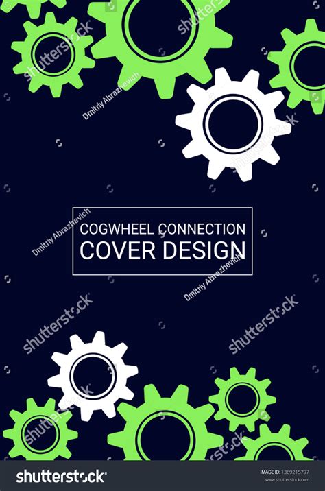 Industrial Engineering Background Vector Minimal Flat Stock Vector
