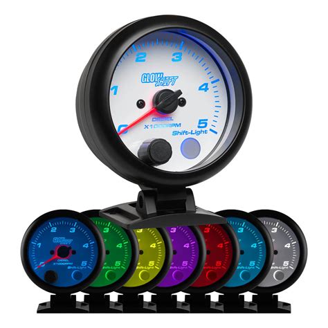 Timing Light With Tachometer Glowshift Black Digital Tachometer And Blue